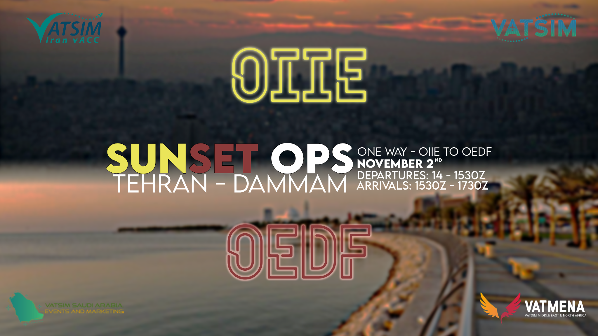 VATSIM Iran vACC - Sunset OPS